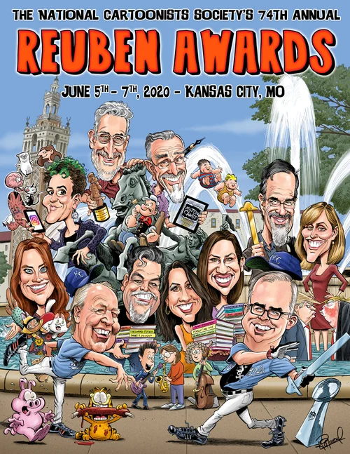 The 74th Annual NCS Reuben Awards! - New Yorker Cartoonist Jason Chatfield