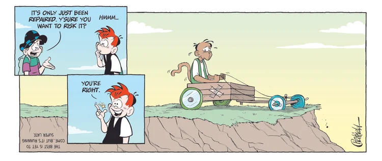 Ginger Meggs: Poor old Tony - New Yorker Cartoonist Jason Chatfield