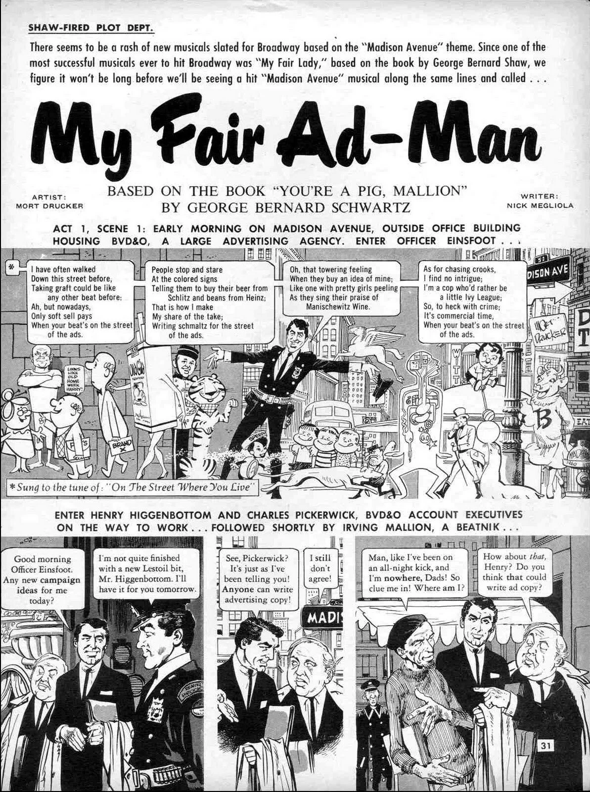 Artist Spotlight: Mort Drucker - New Yorker Cartoonist Jason Chatfield