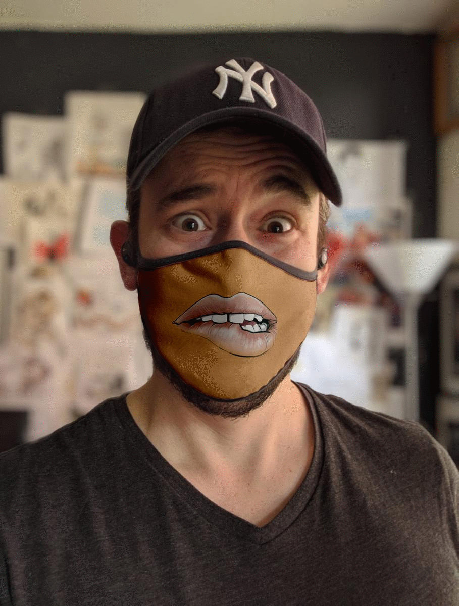 New in store: Lips Face Masks (2 kinds) - New Yorker Cartoonist Jason ...