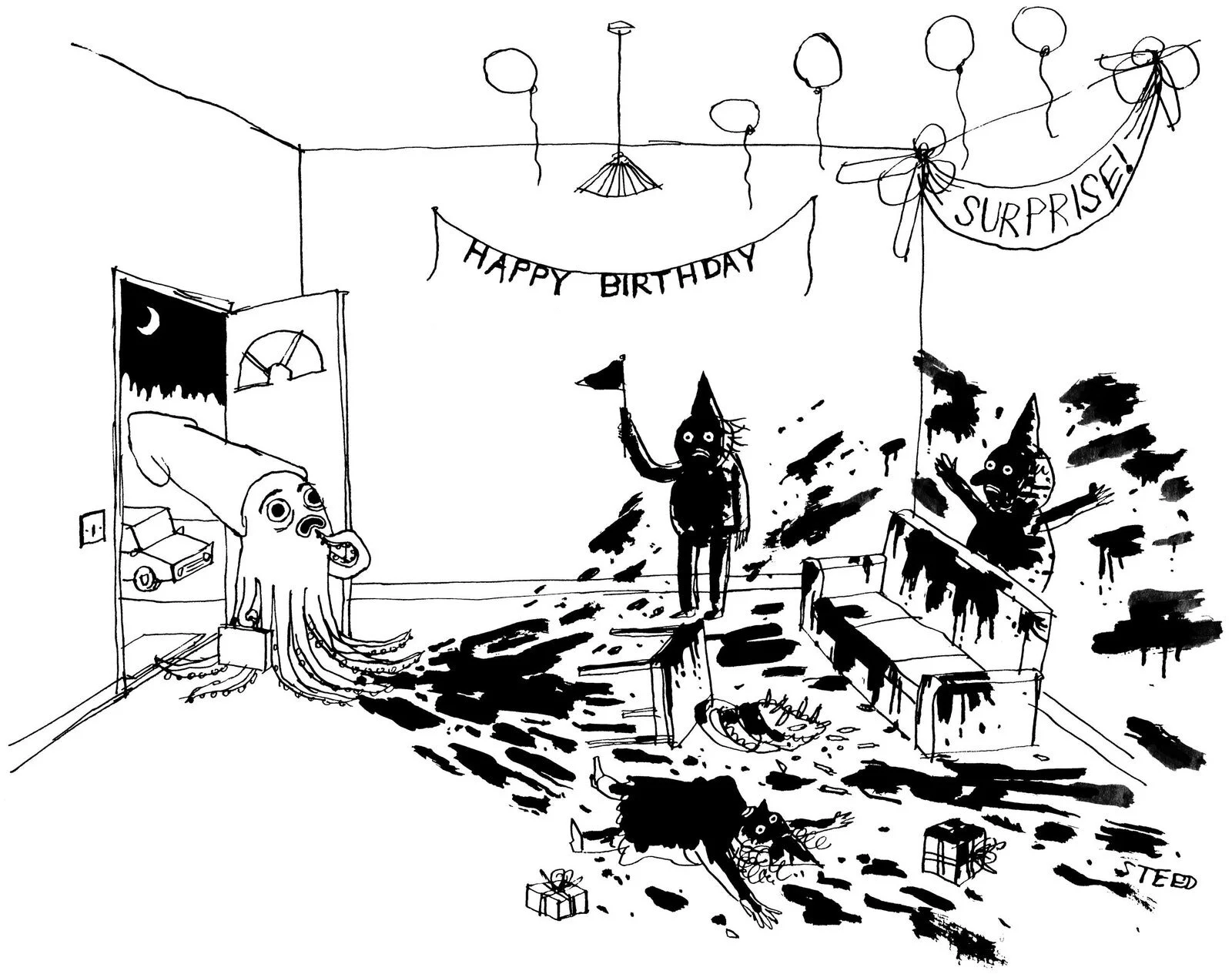 Artist Spotlight: Ed Steed - New Yorker Cartoonist Jason Chatfield