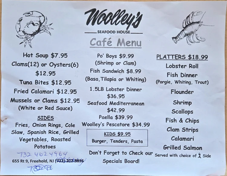 Woolley's Seafood House Restaurant