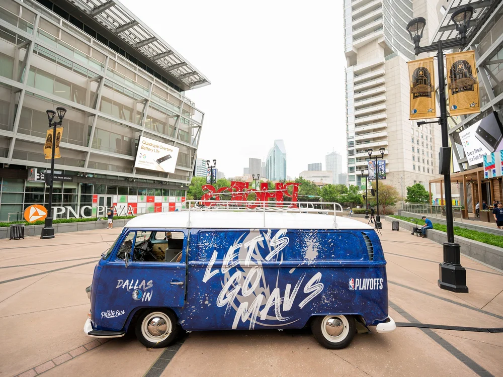 Past Event: Wrapped Bus, Dallas Mavericks NBA Playoffs — The Photo Bus ...