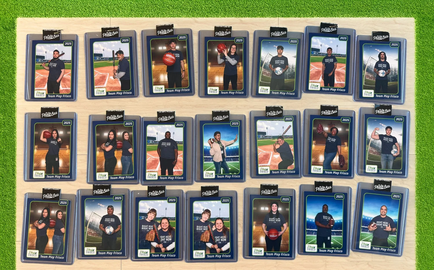 Trading Card Photo Booth — The Photo Bus DFW - A Mobile Photo Booth in ...