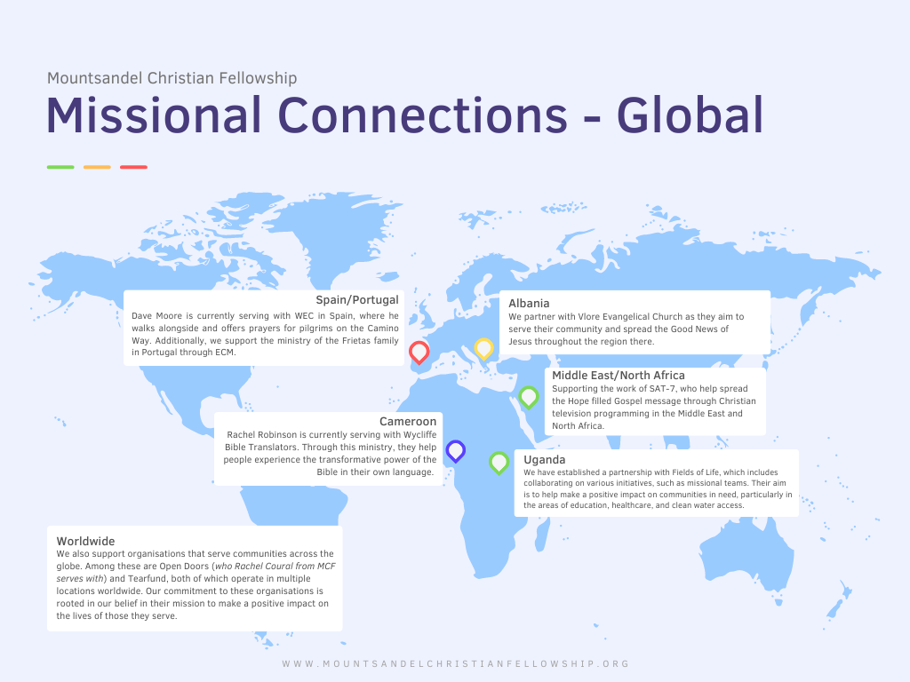 MISSIONS — Mountsandel Christian Fellowship