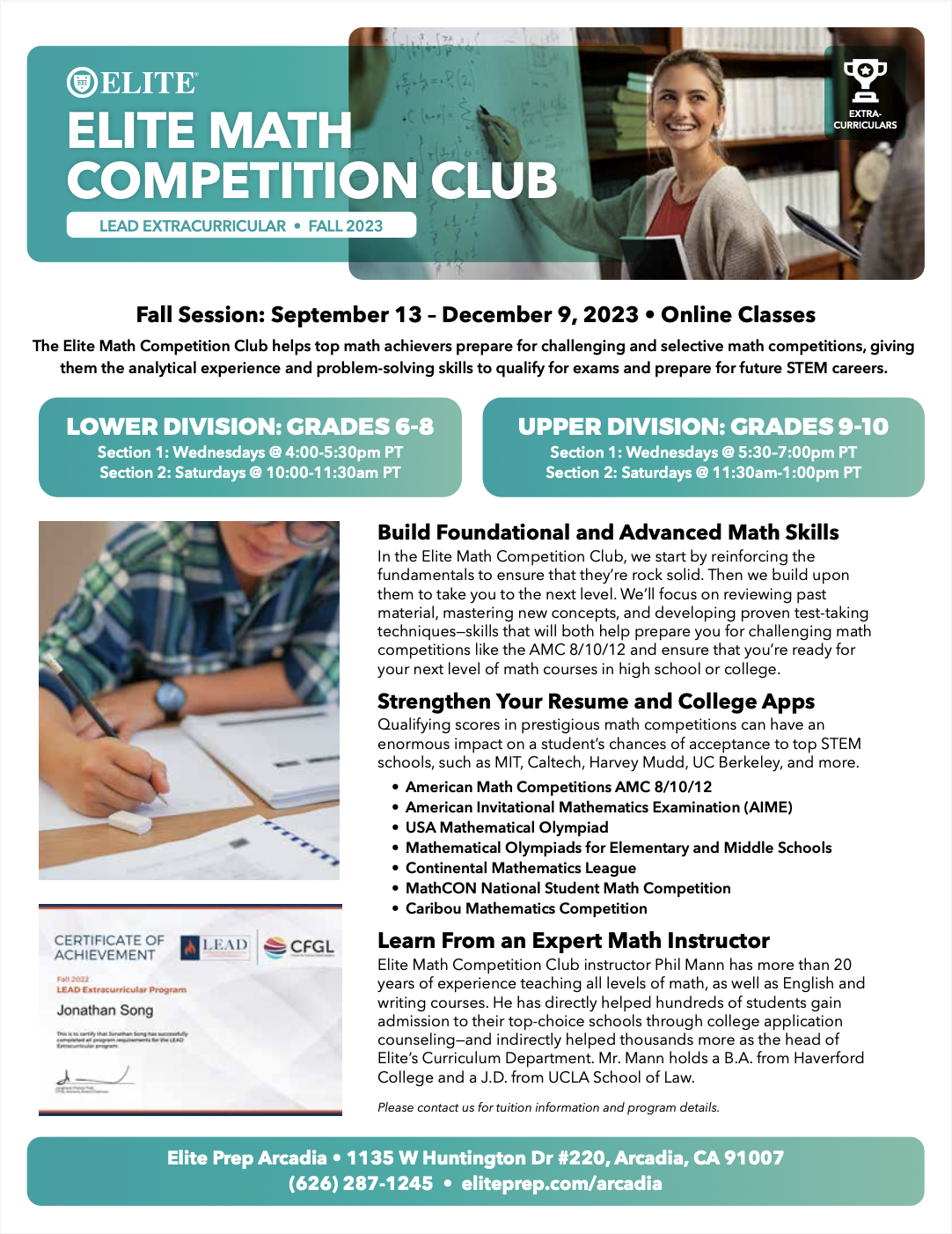 Elite Prep Arcadia — Elite Educational Institute