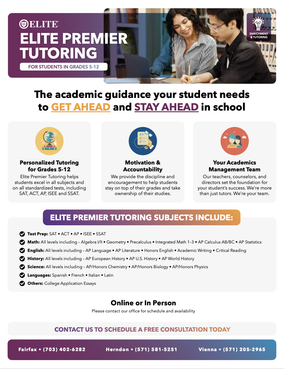 Elite Prep Fairfax — Elite Educational Institute