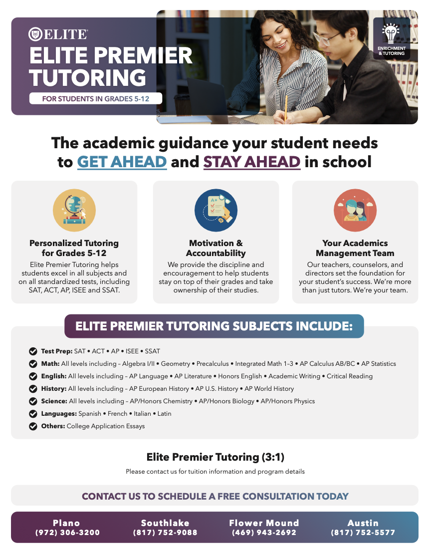 Elite Prep Southlake — Elite Educational Institute
