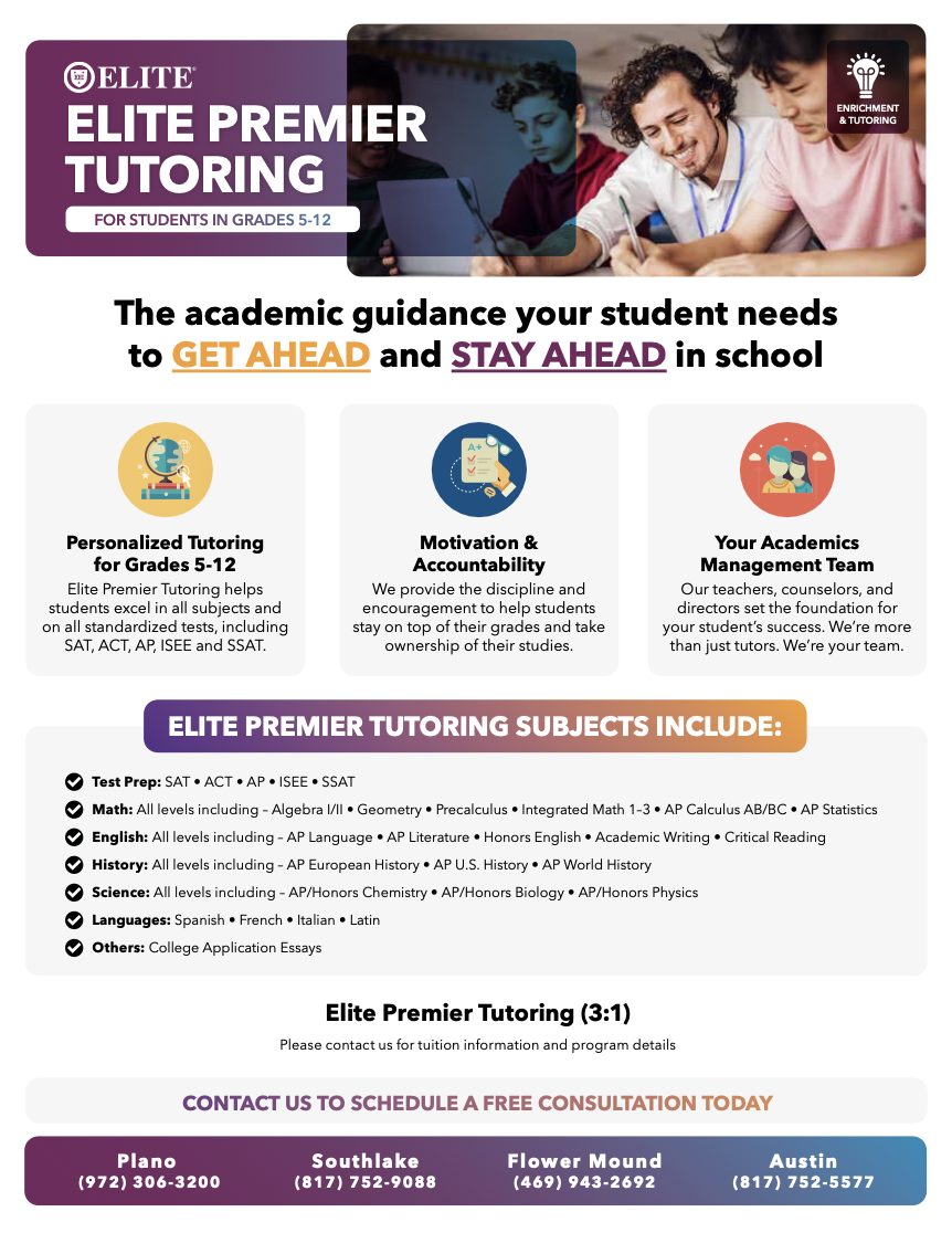 Elite Prep Plano — Elite Educational Institute