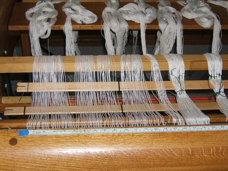 Loom Lineage: Warping the Basse-lice Loom — Elizabeth Buckley Tapestry ...
