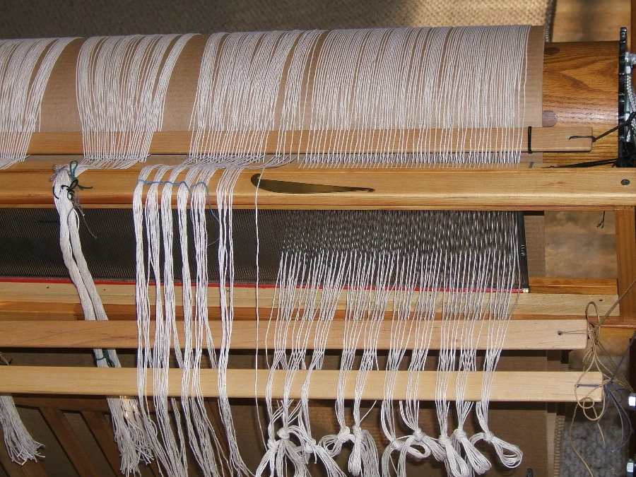 Loom Lineage: Warping the Basse-lice Loom — Elizabeth Buckley Tapestry ...