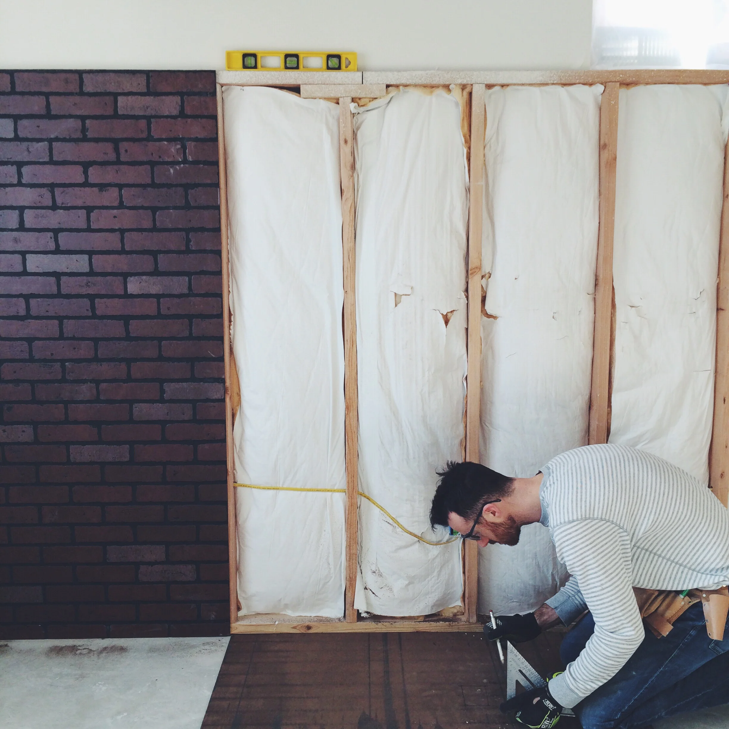 DIY faux brick wall — SNAPPY CASUAL