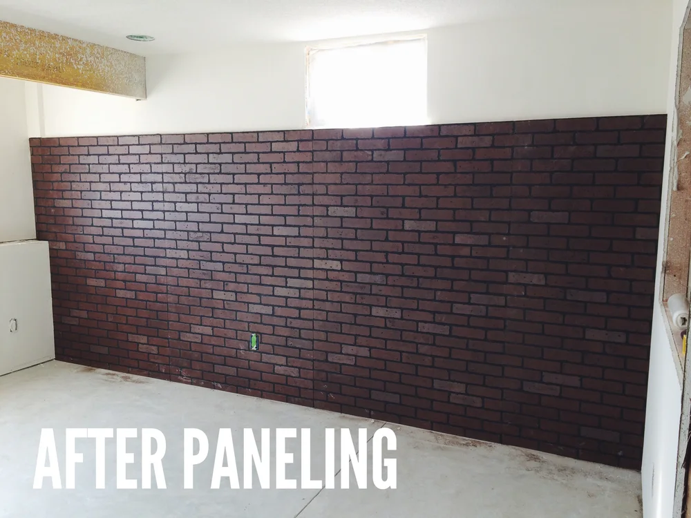 Faux Brick Wall Panels 4x8