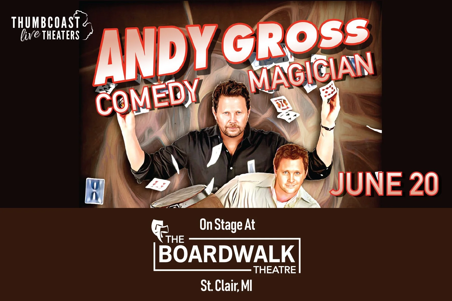 Comedy Magician Andy Gross — Thumbcoast Live Theaters