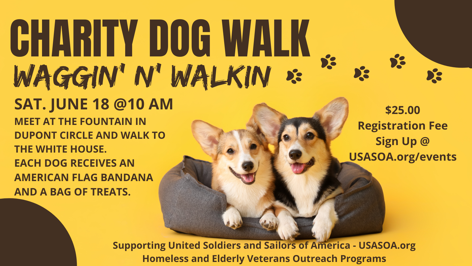 USASOA Charity Dog Walk - WAGGIN N' WALKIN — USASOA