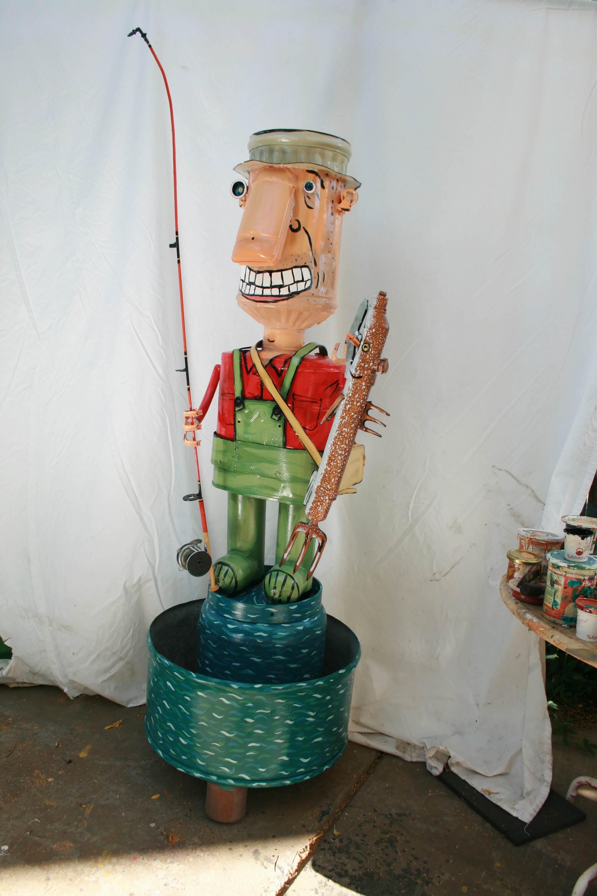 Gallery — Patrick Amiot Junk Art | Junk art, Art, Yard art