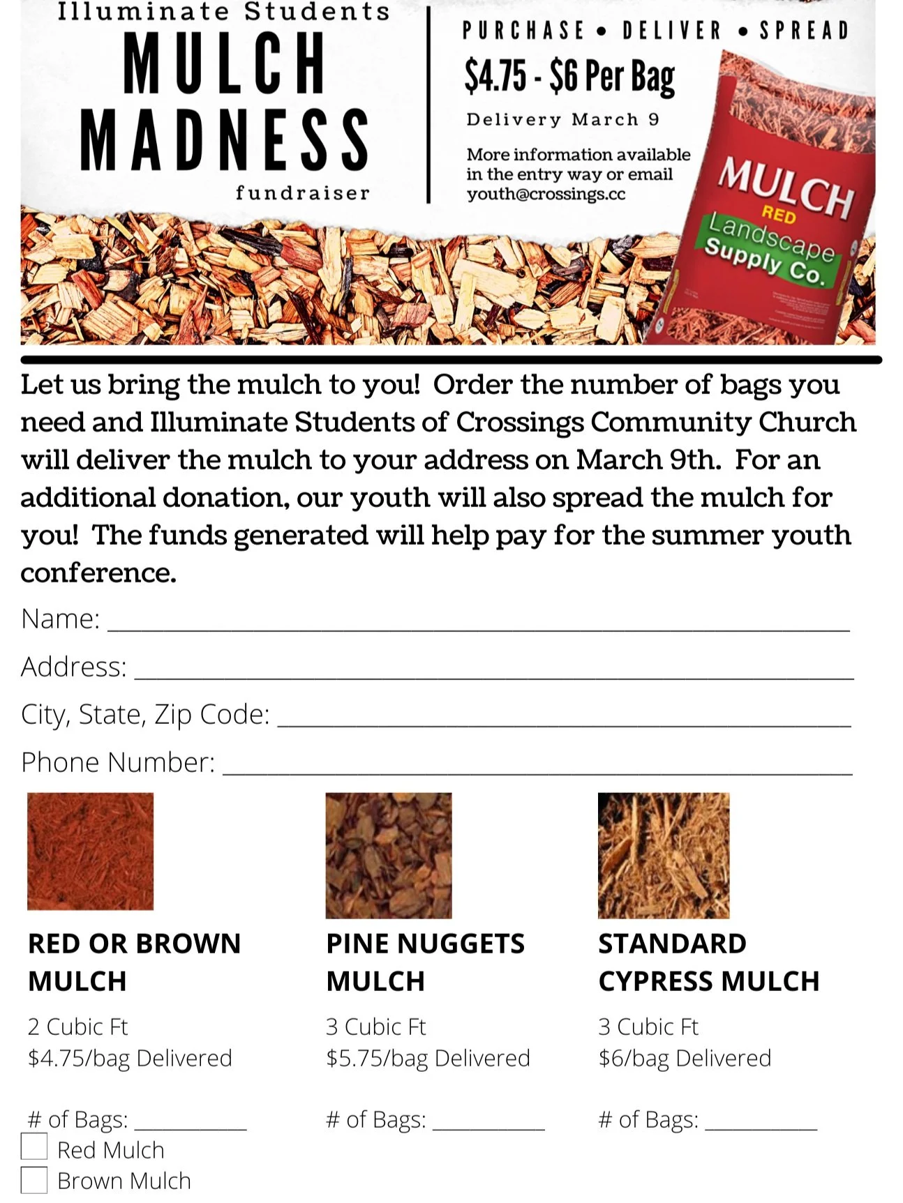 Mulch Madness — Crossings Community Church