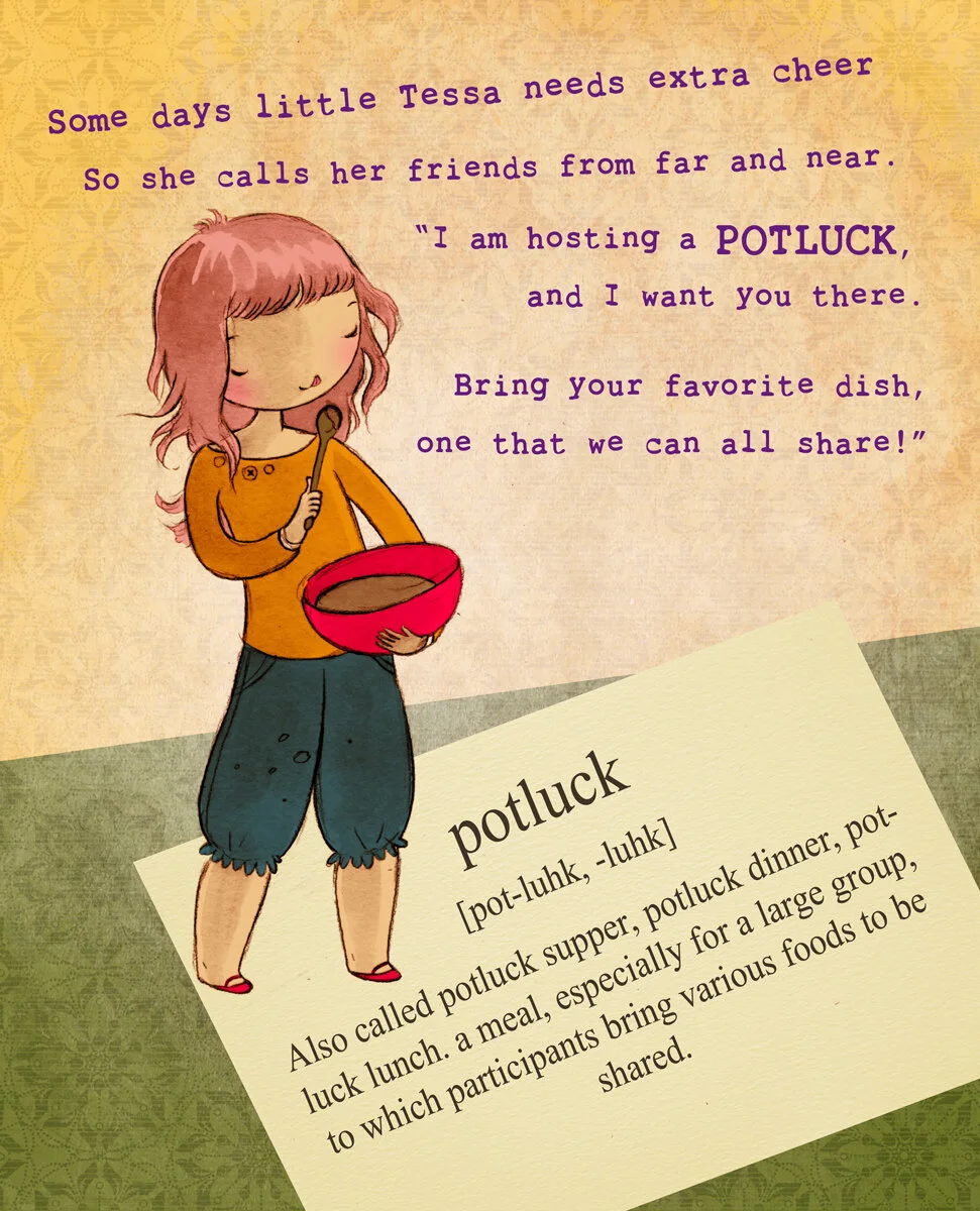 Potluck - children's book — Stasia Burrington