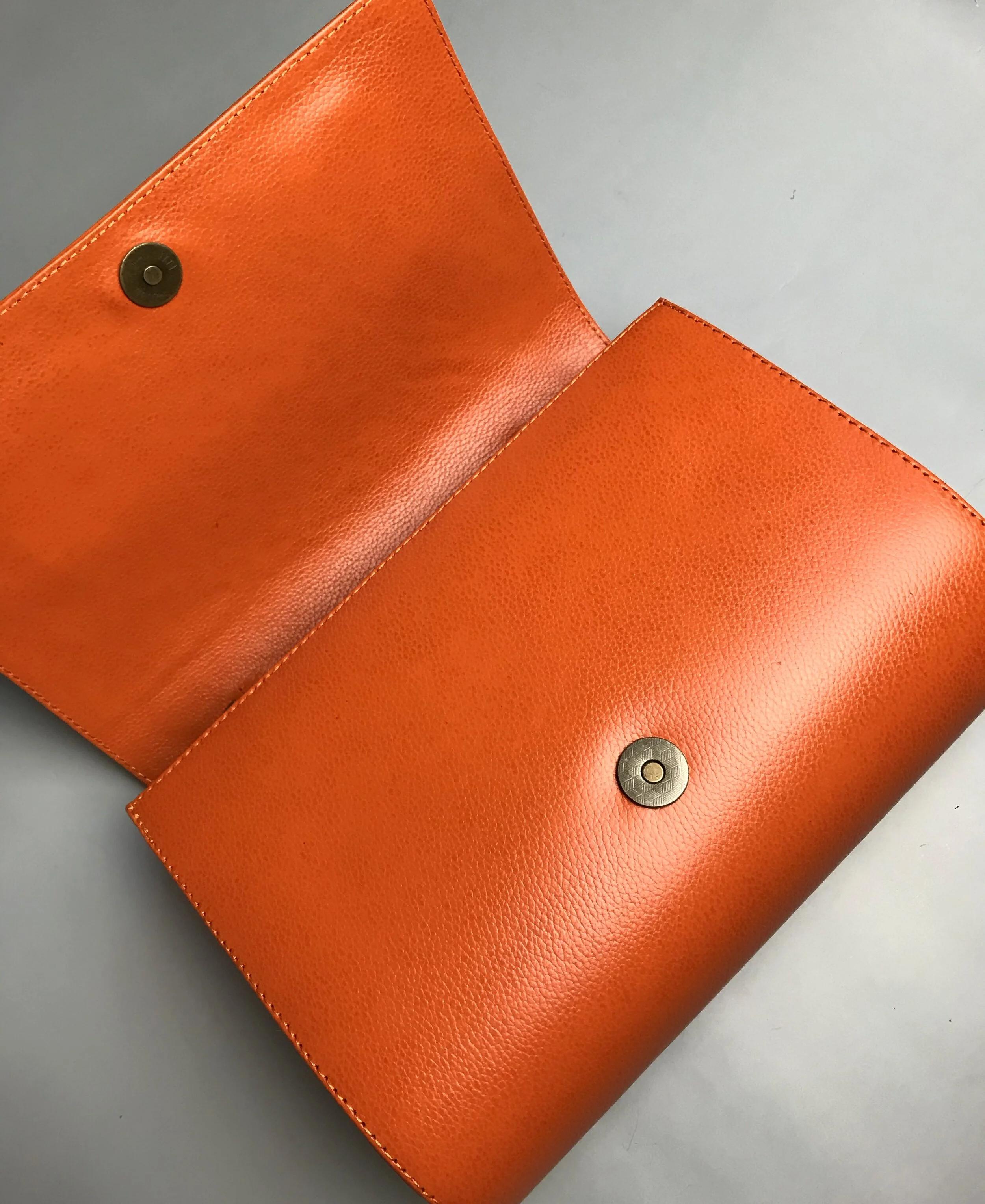 Women's Leather Clutch KD Genuine Leather Designer Handbag Detachable ...