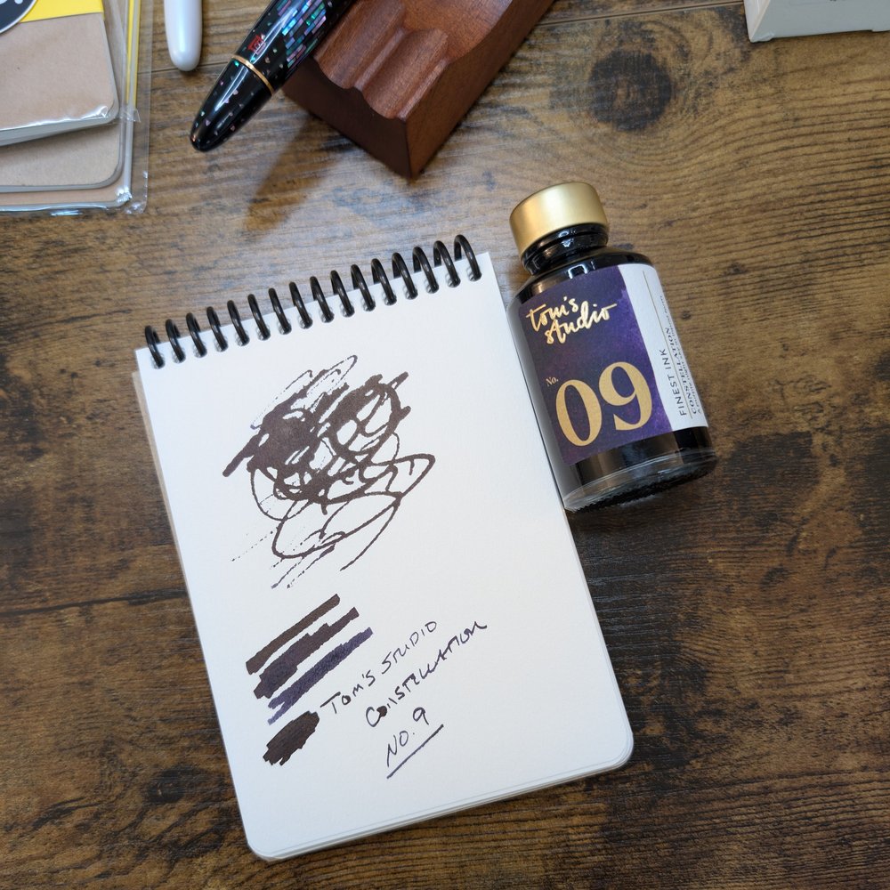 Ink Review: Three Dark Purples from Tom's Studio (Juniper, Iris, and ...
