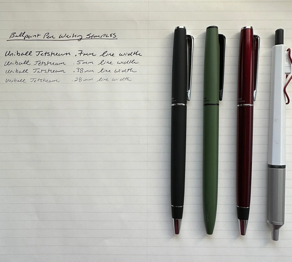 How Fine is "Too Fine"? Comparing Tip Sizes Across Different Pen and ...
