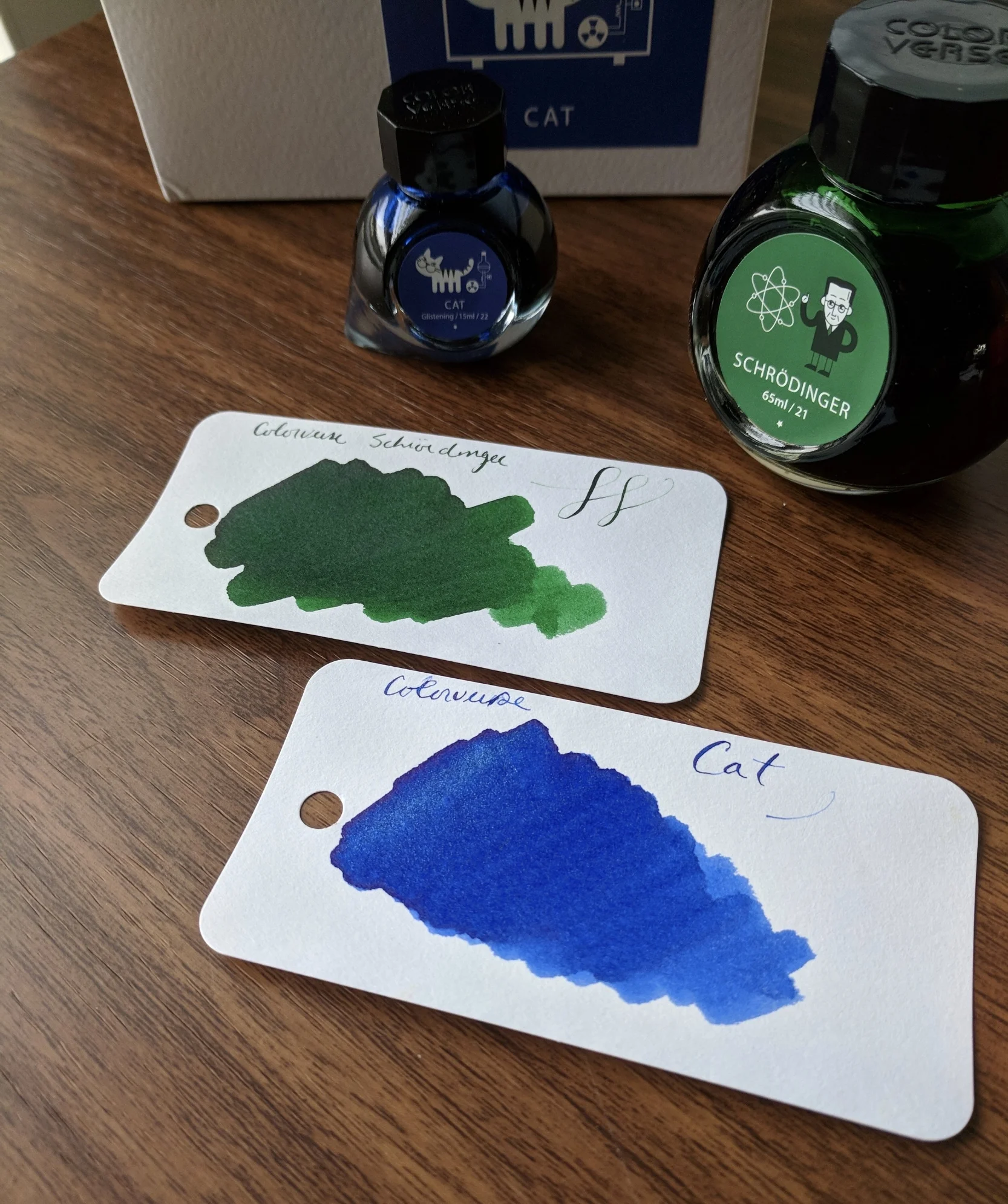 Ink Review: Colorverse Schrodinger and Cat — The Gentleman Stationer