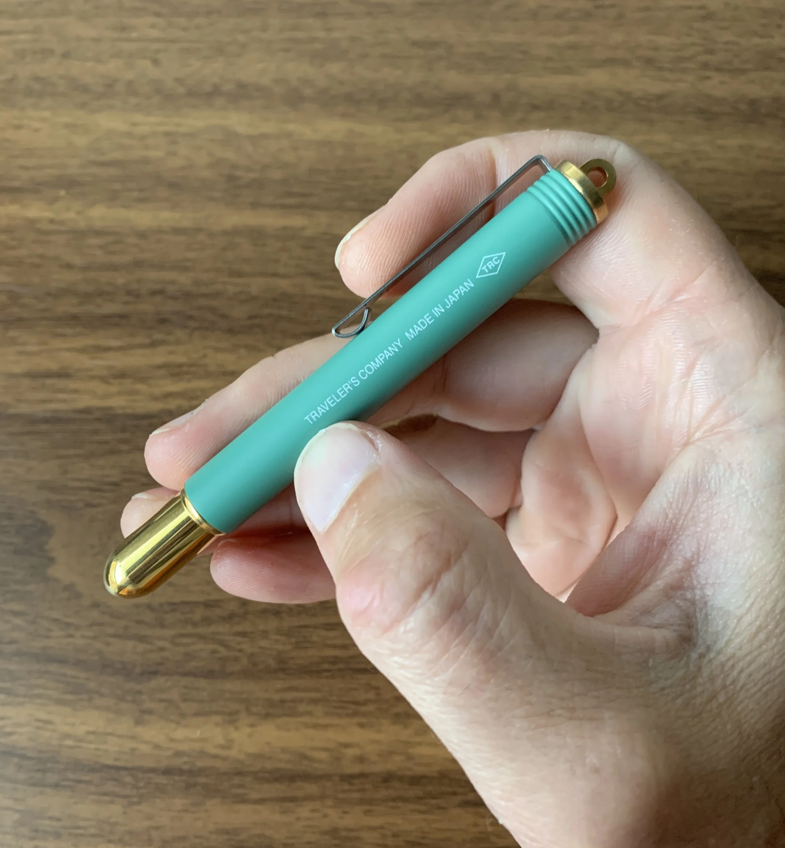 TRAVELER'S Company Brass Fountain Pen — The Gentleman Stationer