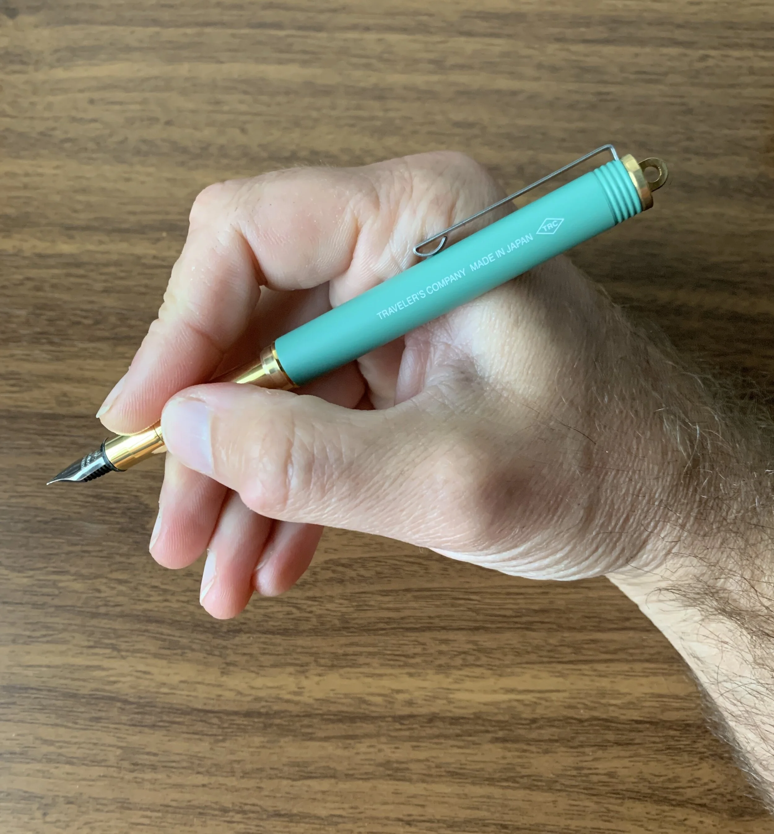 TRAVELER'S Company Brass Fountain Pen — The Gentleman Stationer