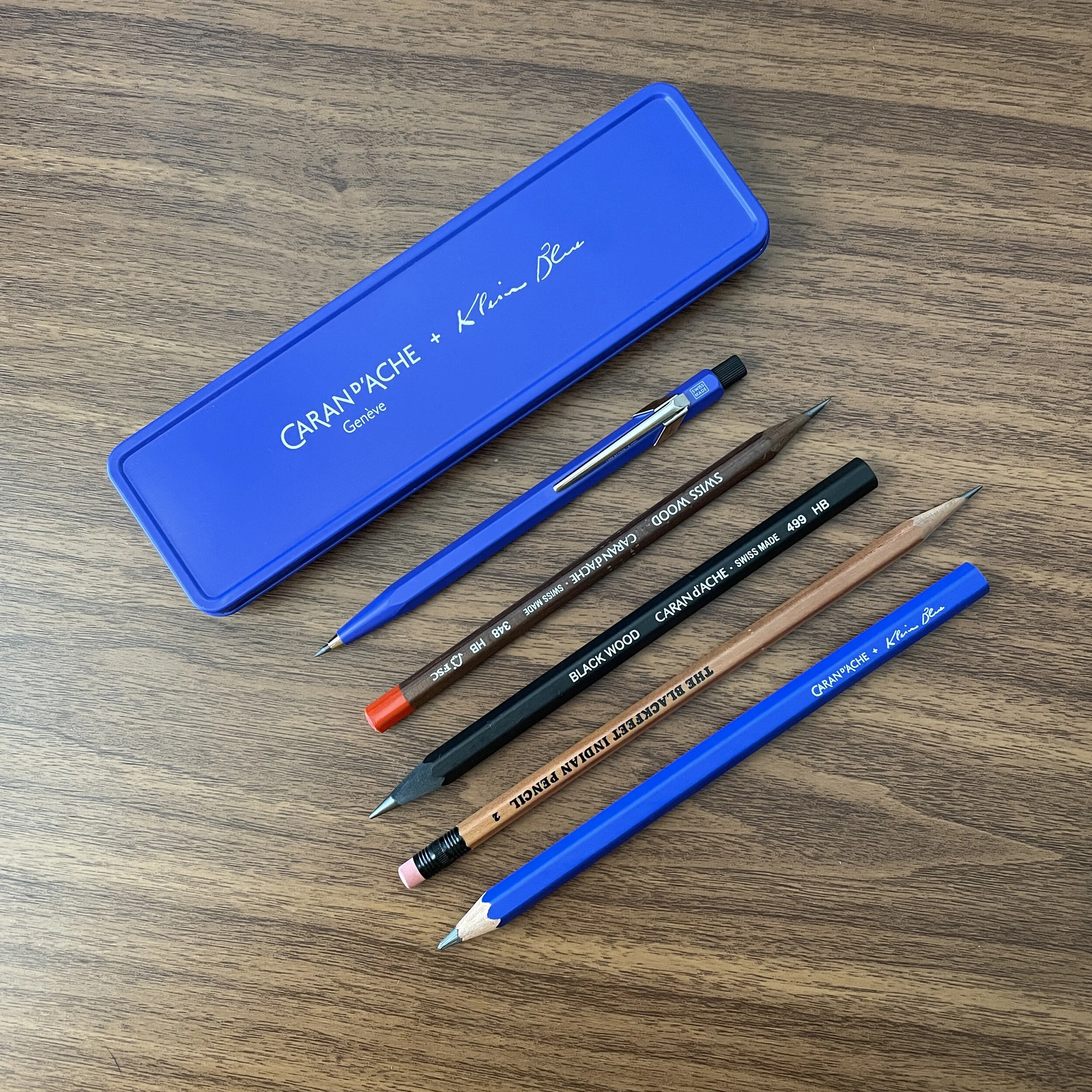Blue Colored Pencils