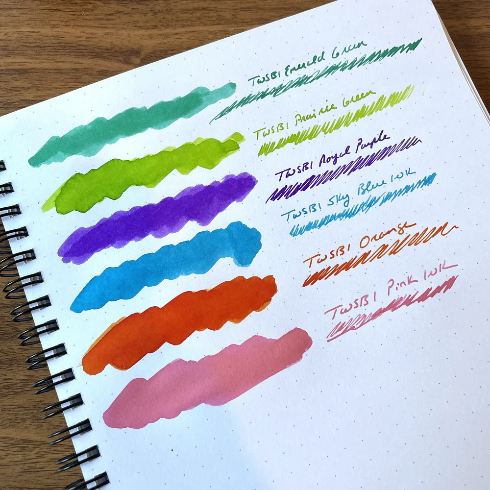 In the Curated Shop: TWSBI Inks (Swatches Included!) — The Gentleman ...