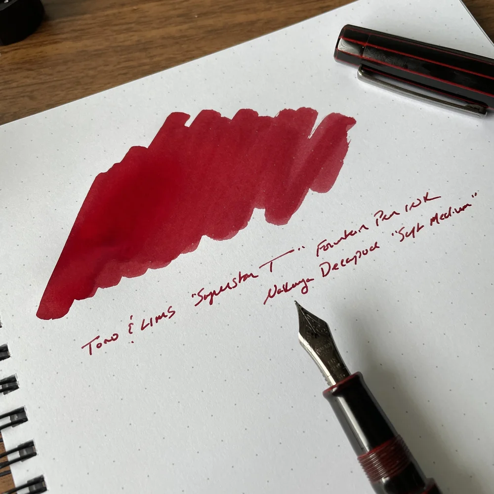 Red Ink Review: Tono & Lims "Superstar T" — The Gentleman Stationer