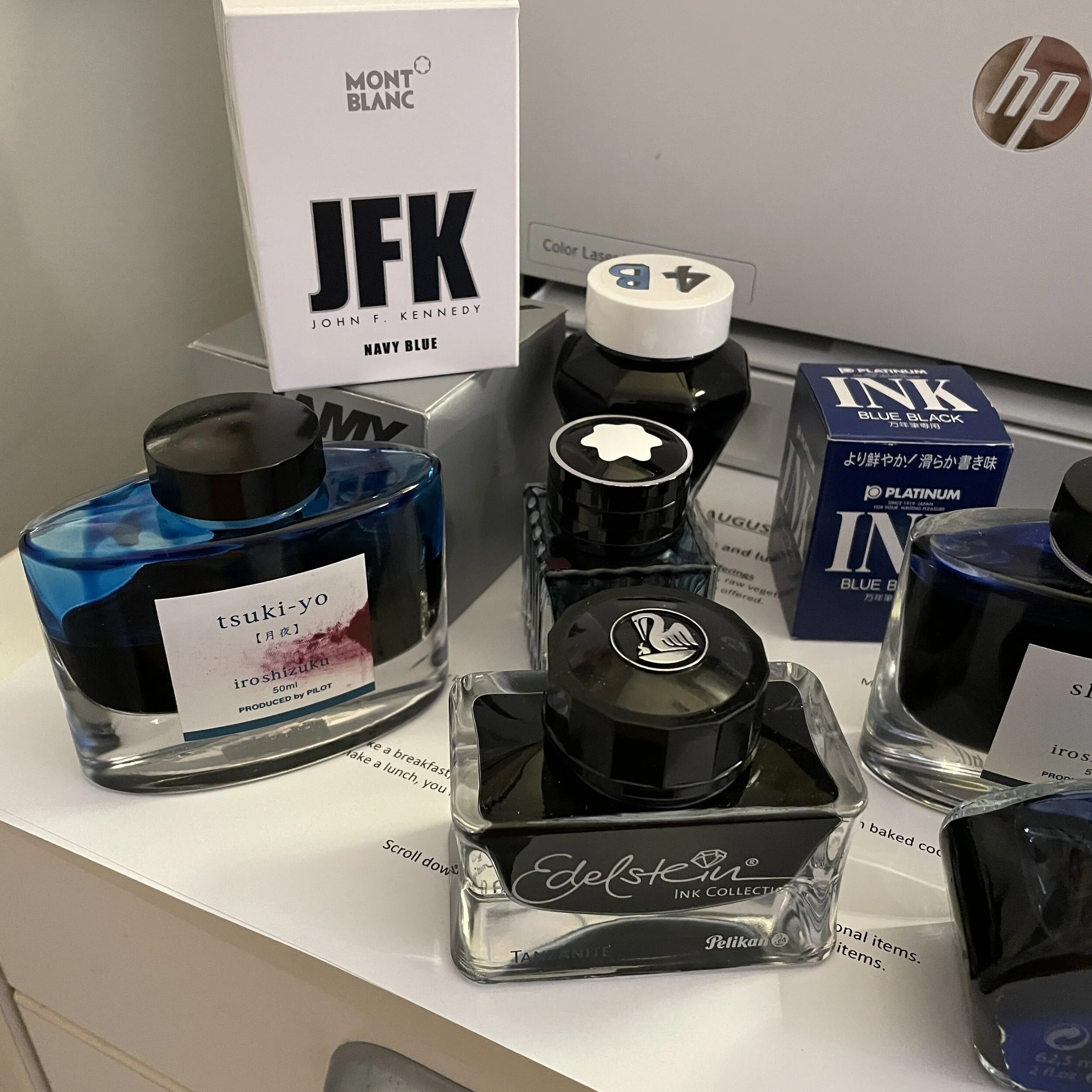 Mini Collections, Part V: All The Blue Inks (Including Blues, Blue ...