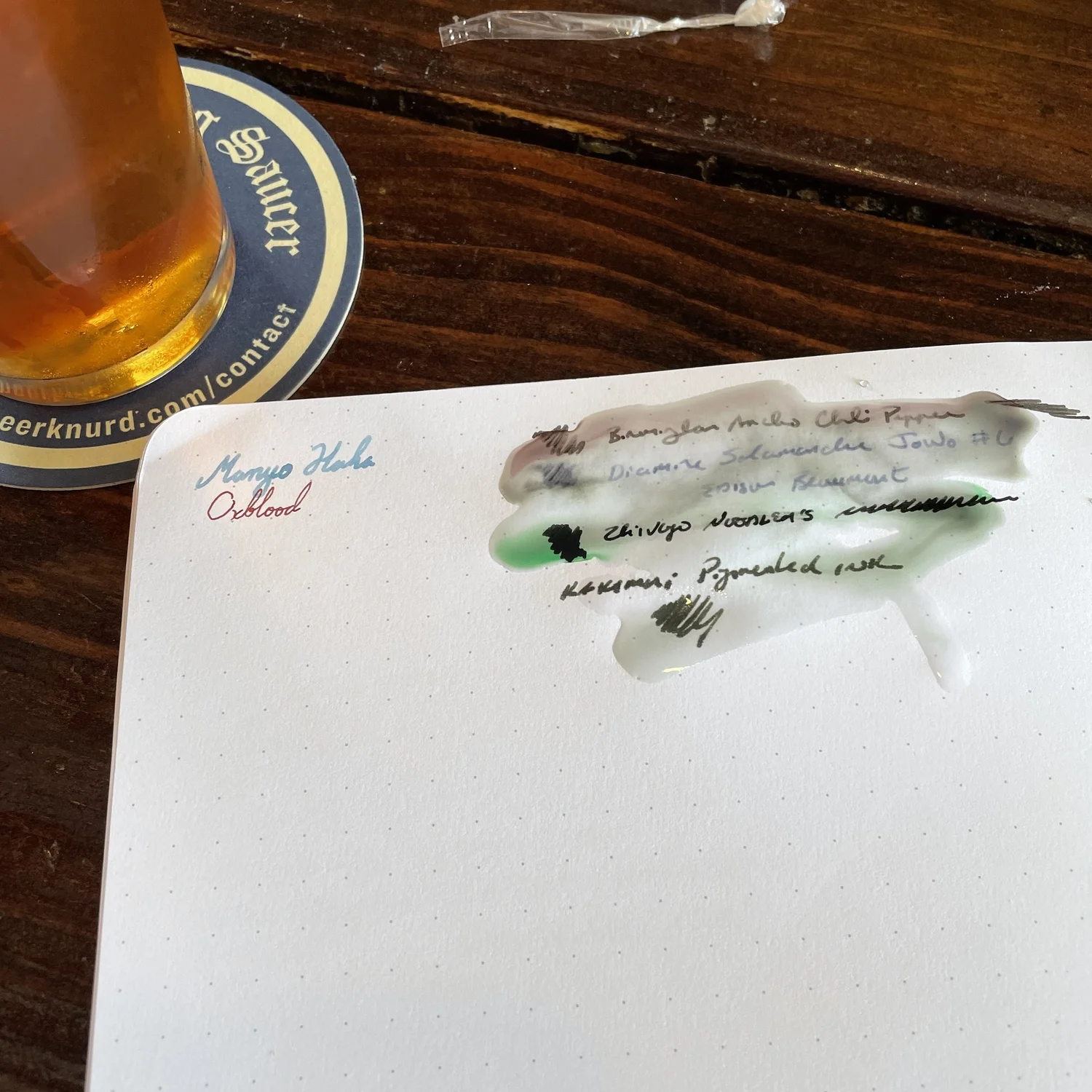 Water-Resistance in Fountain Pen Inks: How Important Is It Anyway ...