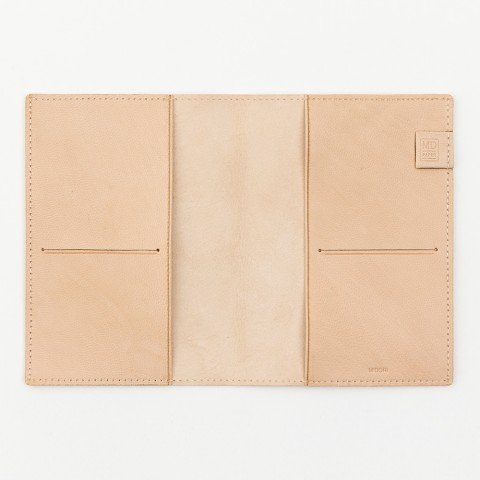 Midori MD Natural Goat Leather Notebook Covers — The Gentleman Stationer
