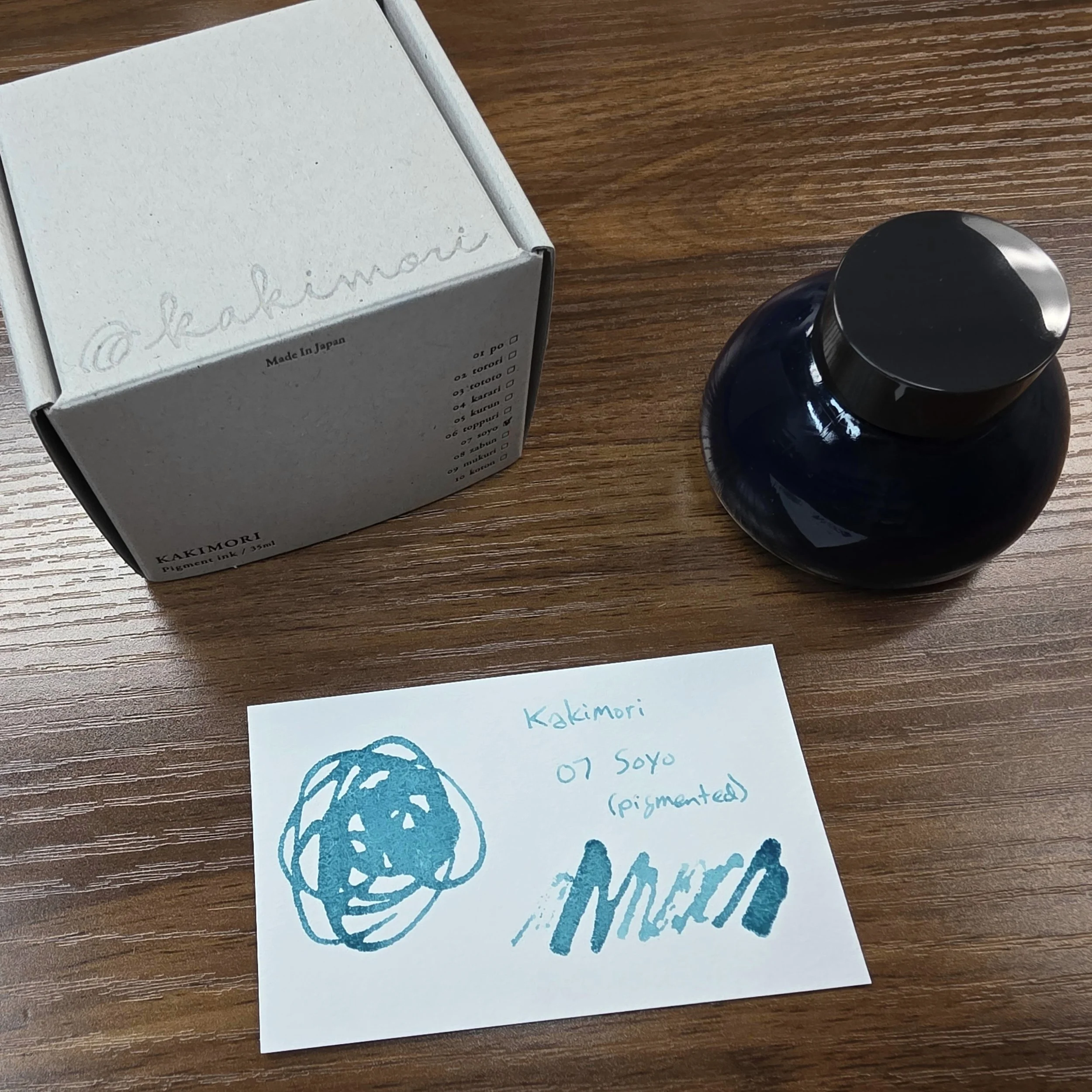 Kakimori Pigmented Fountain Pen Inks — The Gentleman Stationer