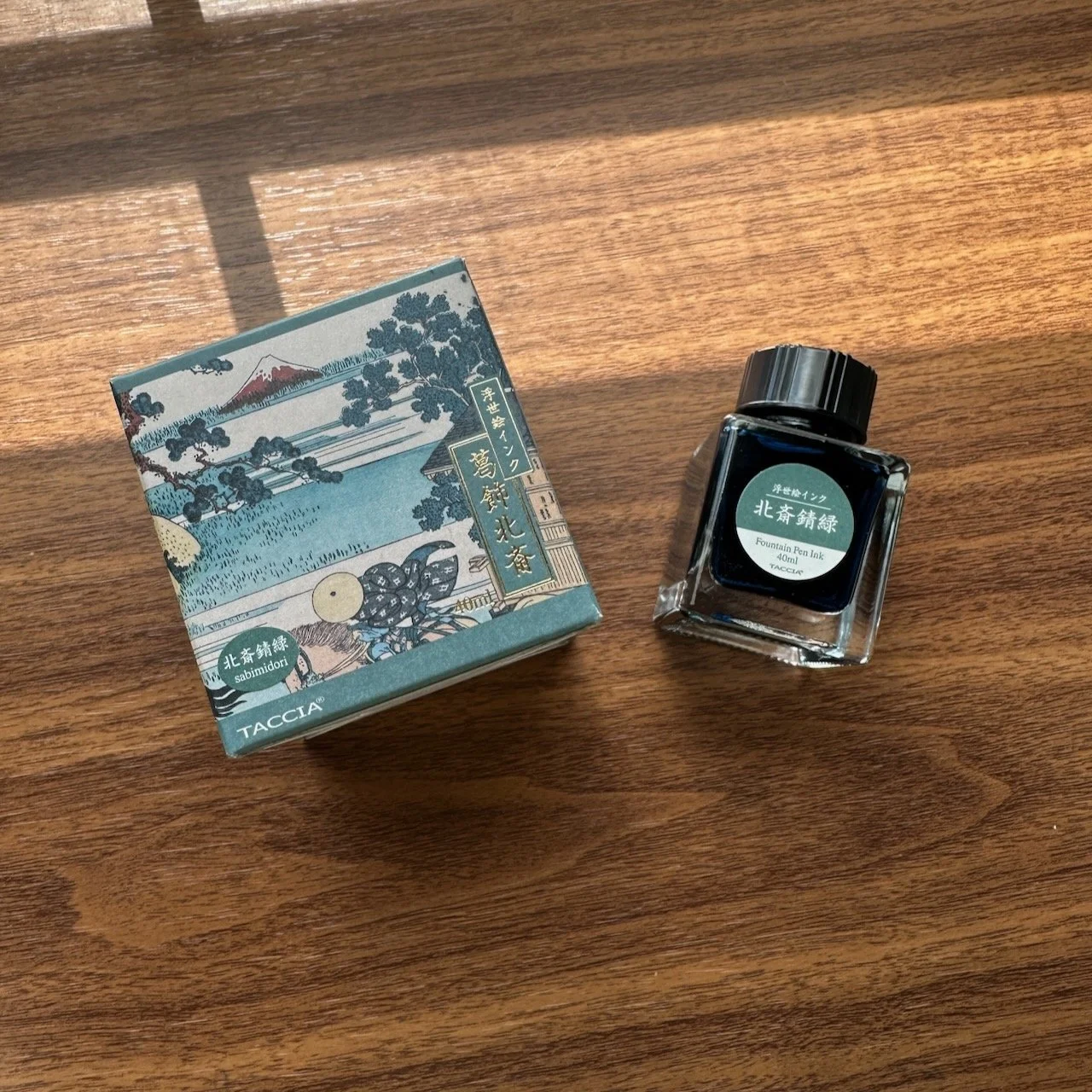 Ink Review: Taccia Sabimidori vs. Teranishi Gentle Green - Two ...