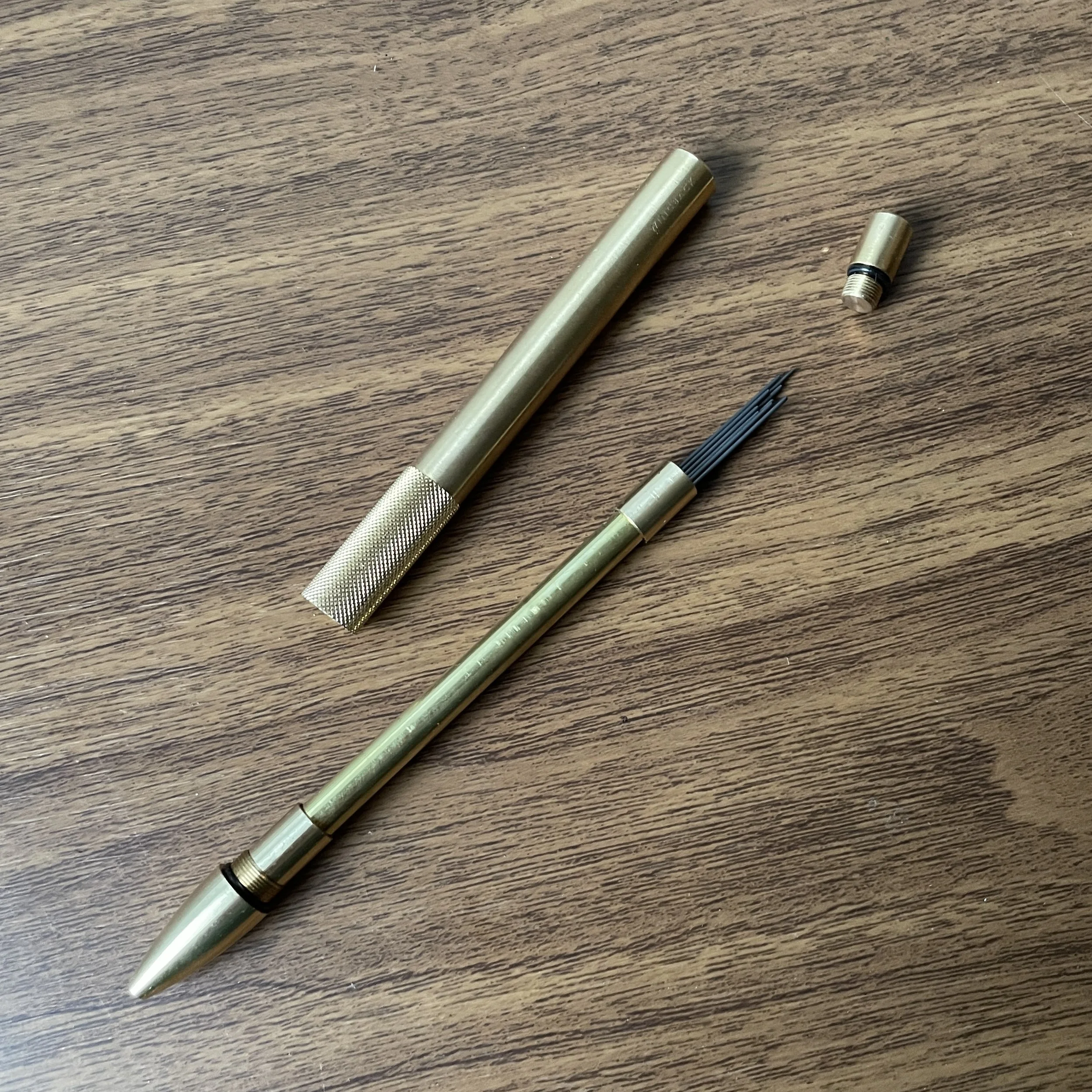 Pencil Review: Wingback Mechanical Pencil in Brass — The Gentleman ...