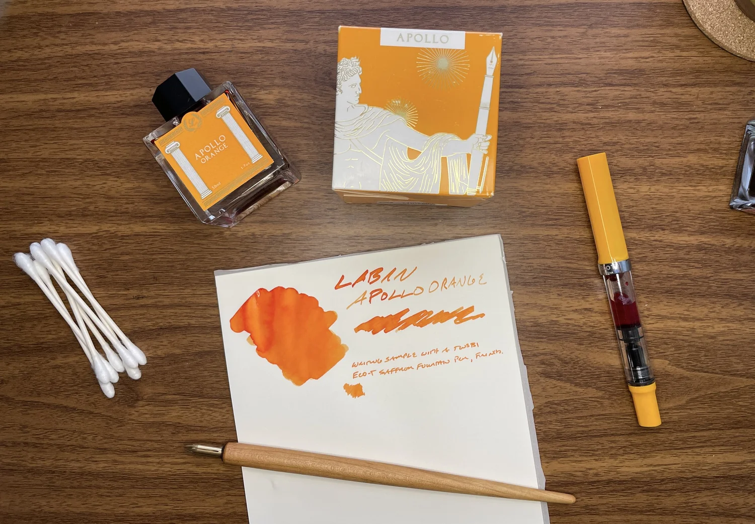 Ink Review: Laban Greek Mythology Apollo Orange and Aphrodite Pink ...