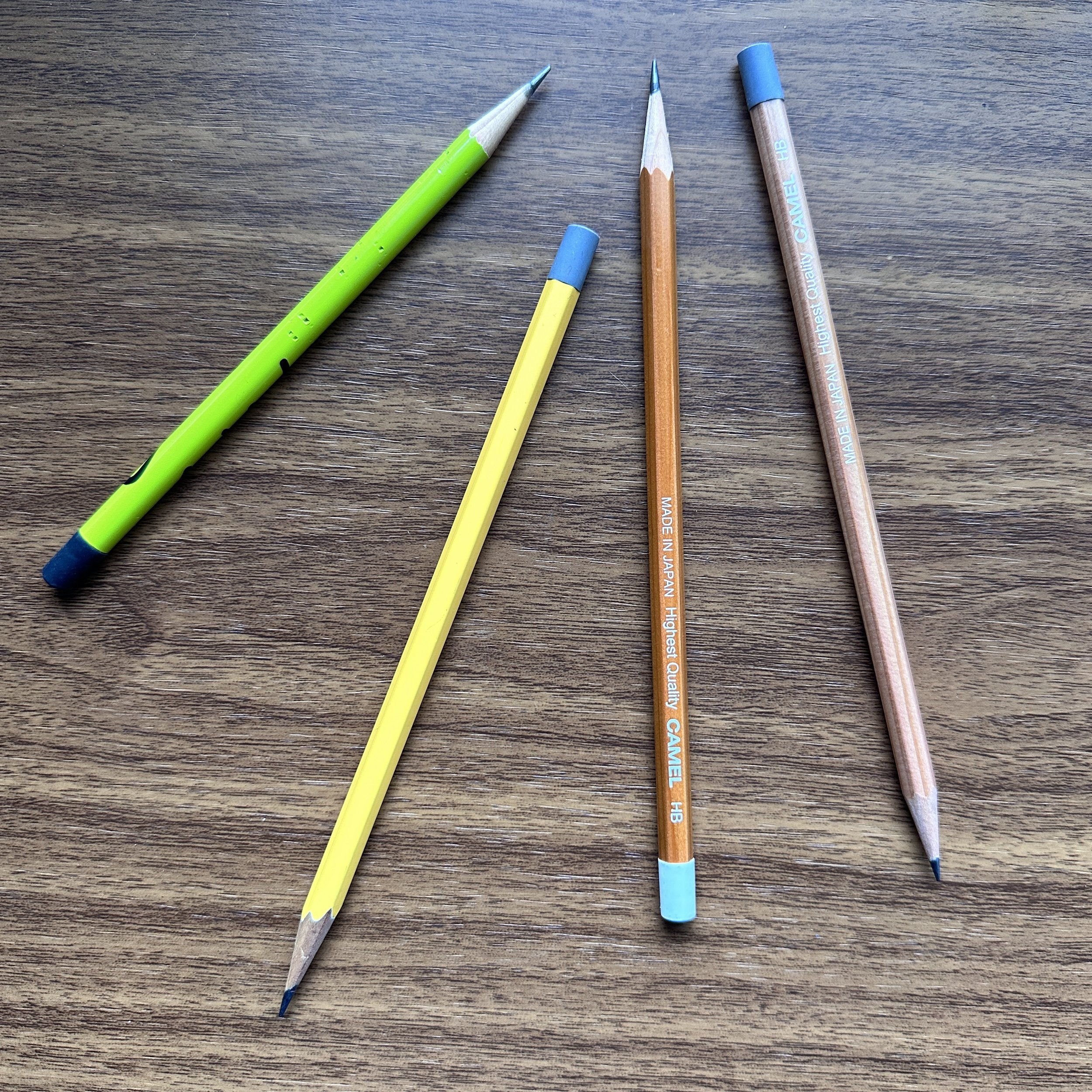 Pencil Review: Camel Pencils and the Joy of the Integrated Eraser — The ...