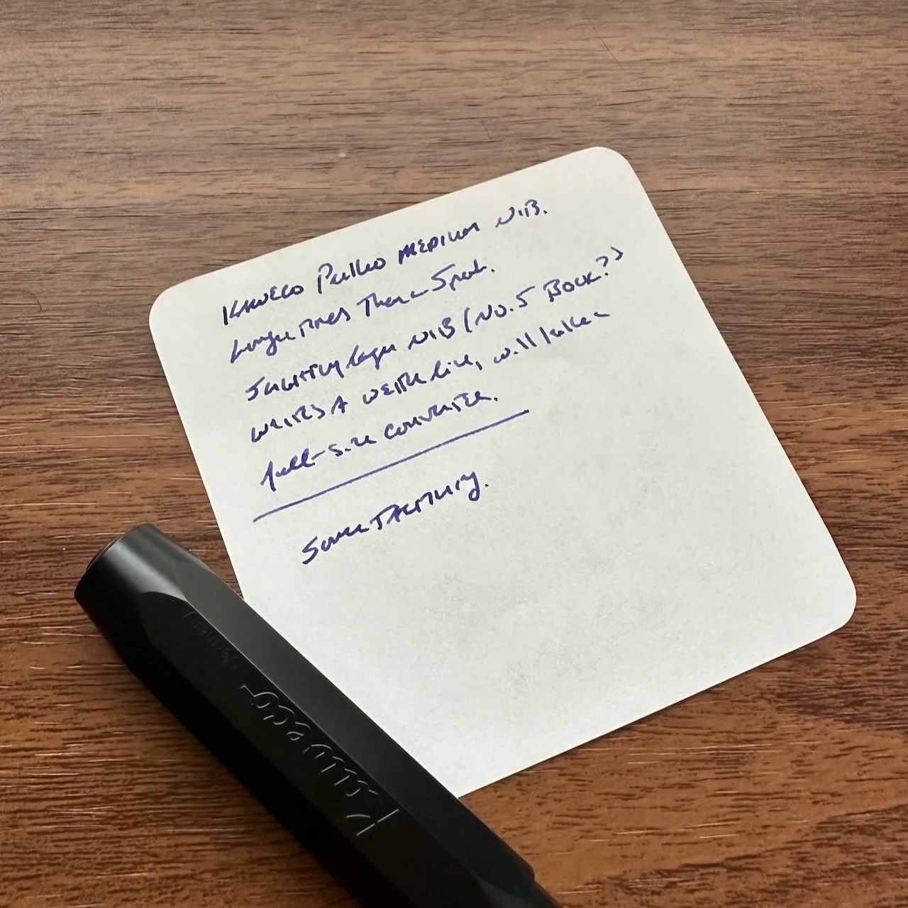 Pen Review: The Kaweco Perkeo, On Its Own Merits — The Gentleman Stationer
