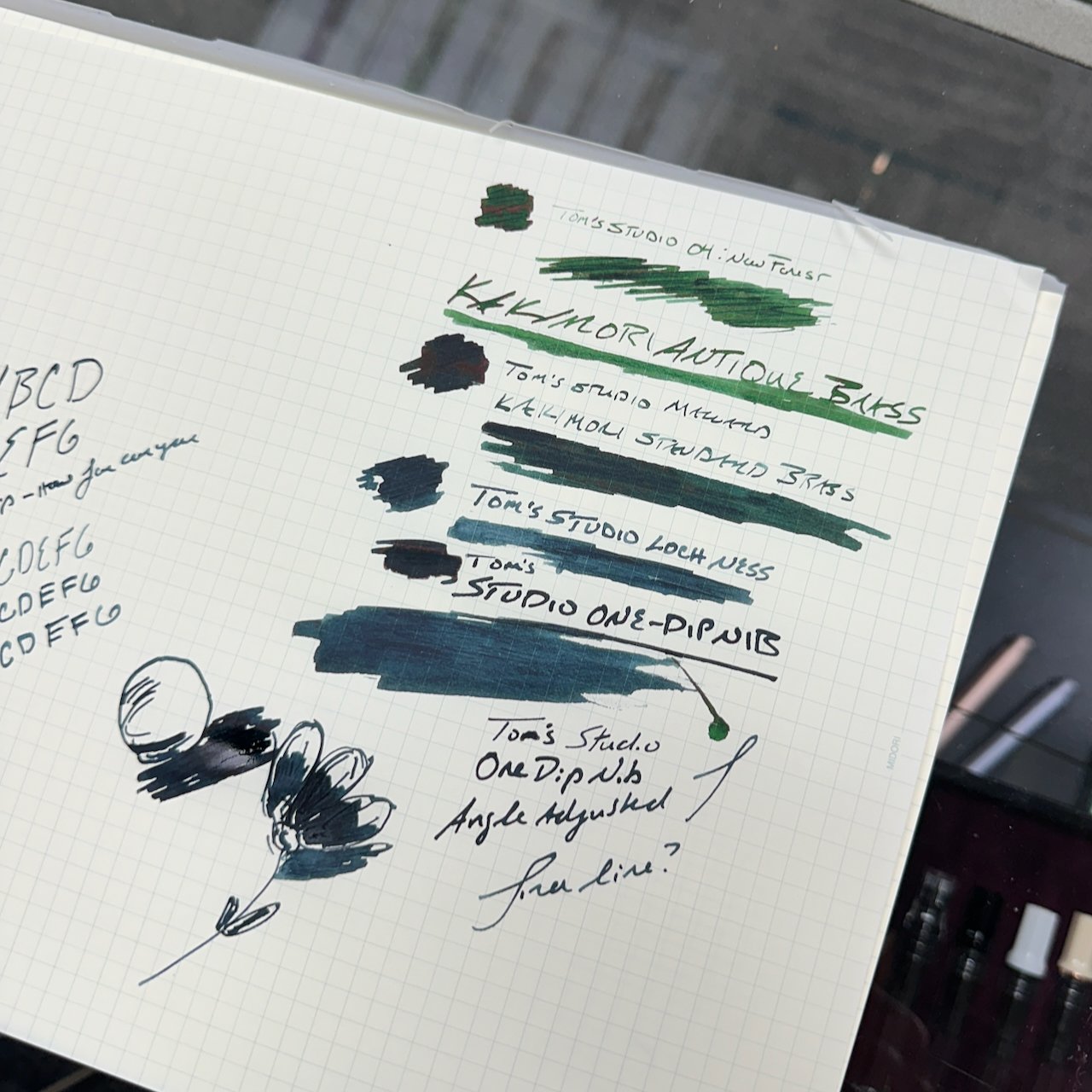 Dip Pen Comparison: Kakimori Metal Nibs vs. Tom's Studio One-Dip Nibs ...
