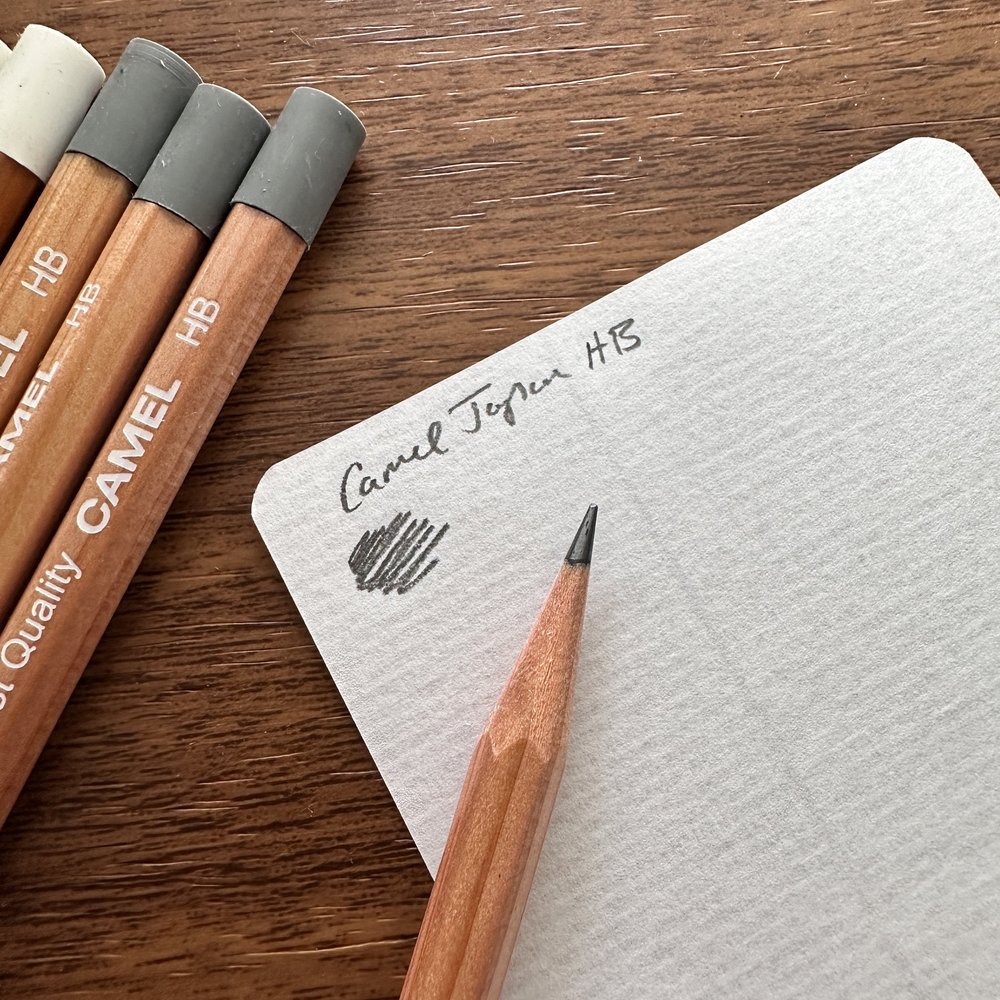 Pencil Review: Camel Pencils and the Joy of the Integrated Eraser — The ...