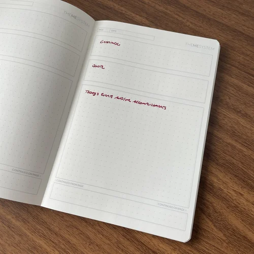 Notebook Review: The Theme System Journal — The Gentleman Stationer