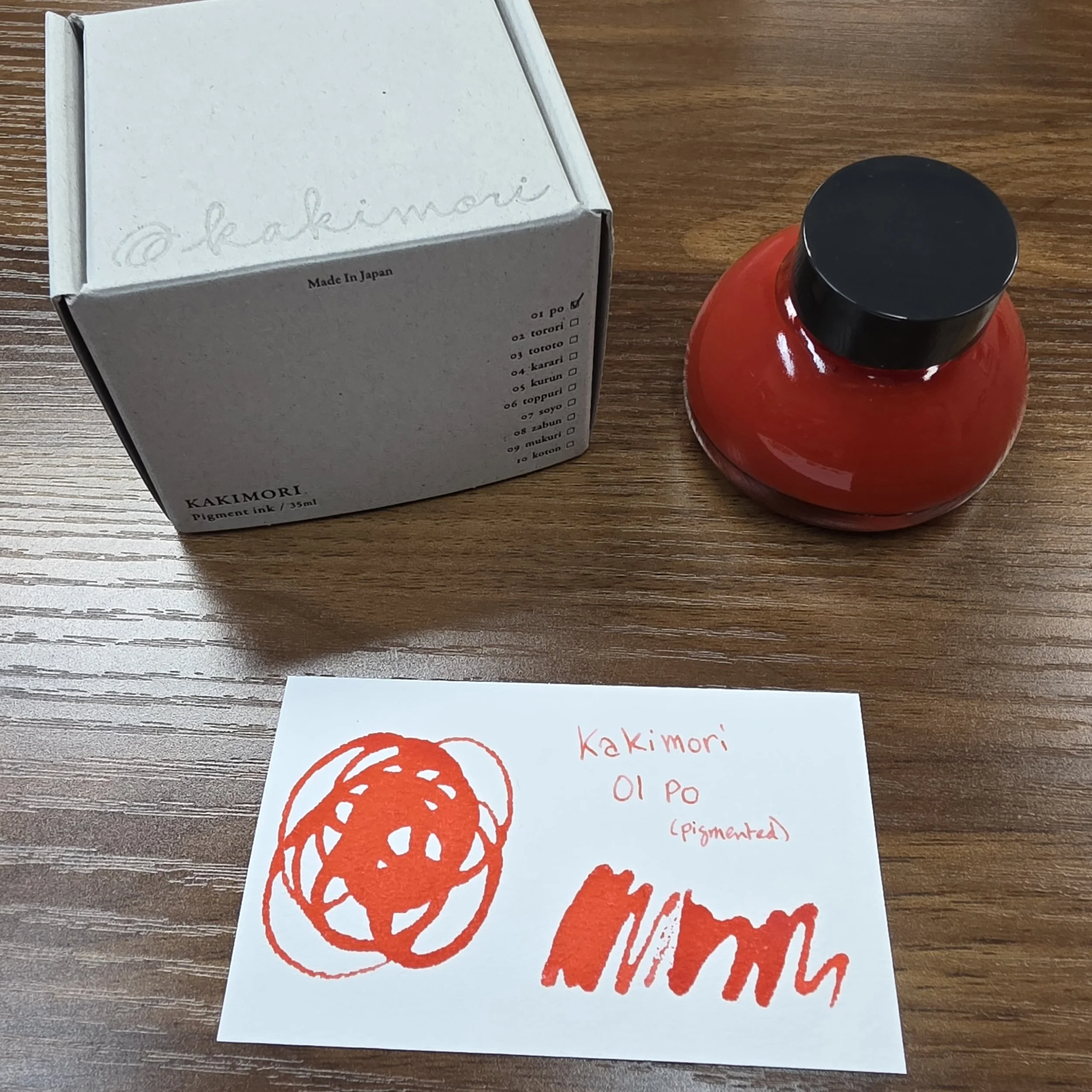 Kakimori Pigmented Fountain Pen Inks — The Gentleman Stationer