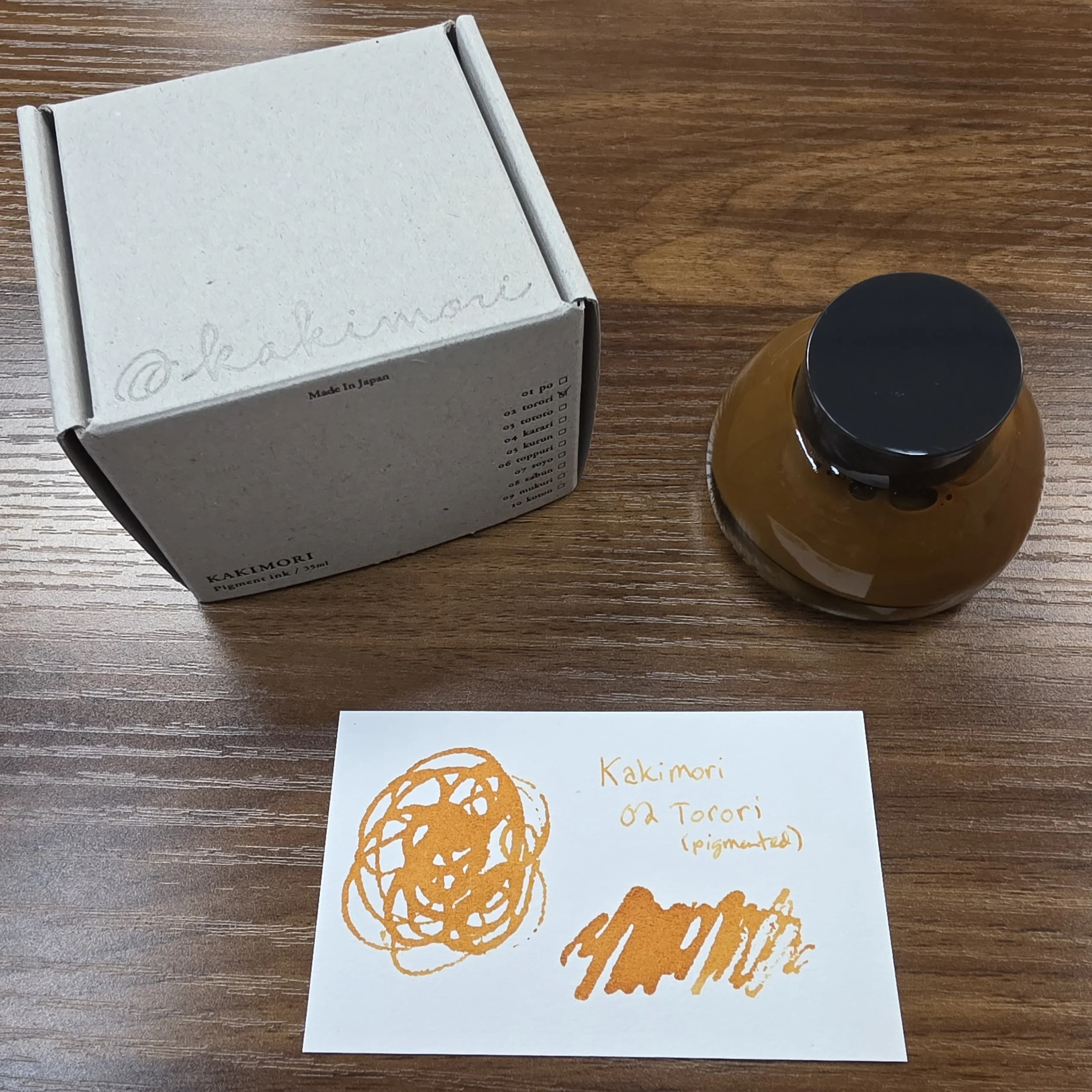 Kakimori Pigmented Fountain Pen Inks — The Gentleman Stationer