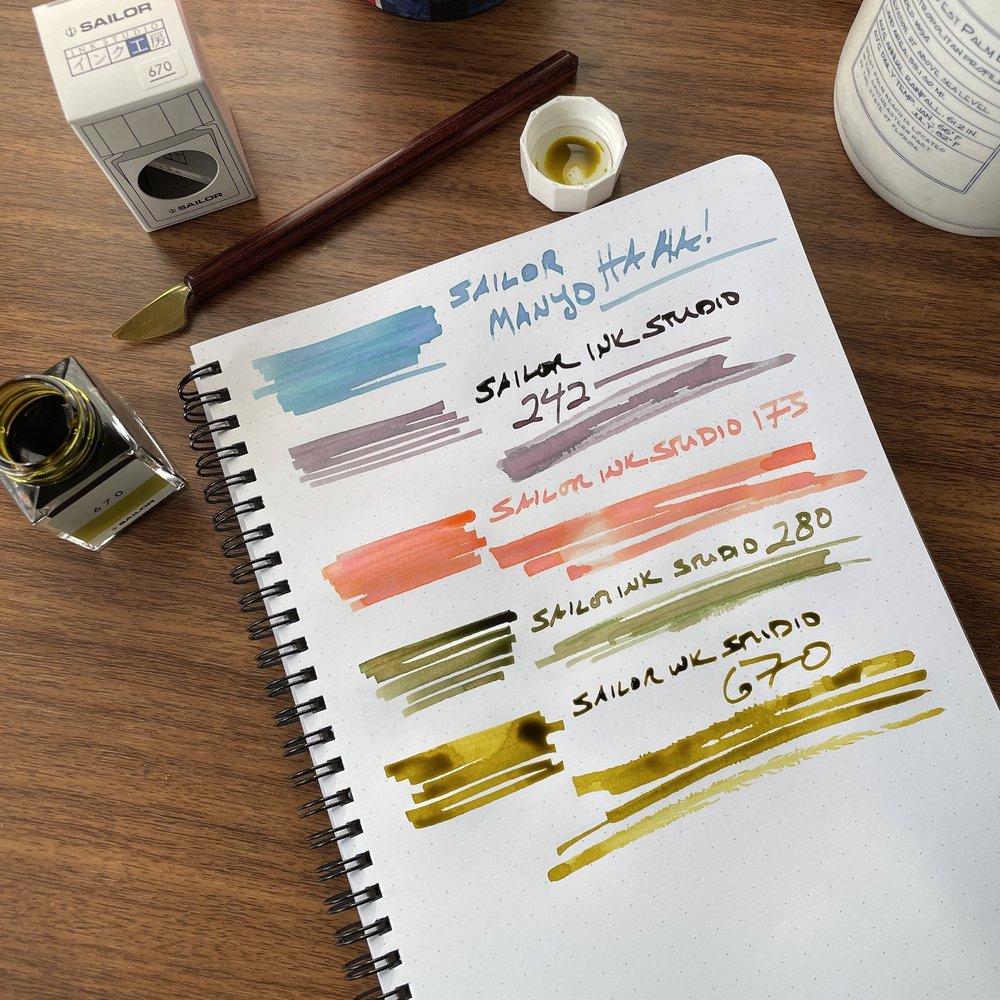 Chicago Trip Ink Haul: Several from Sailor Ink Studio & Sailor Manyo ...