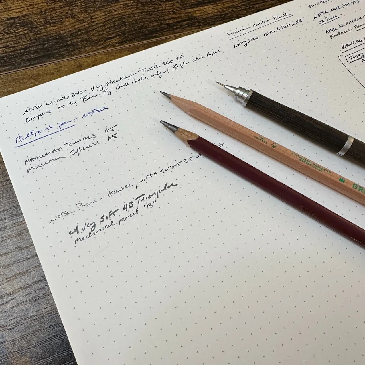 Ask TGS: What's The Best Paper for Pencils? — The Gentleman Stationer