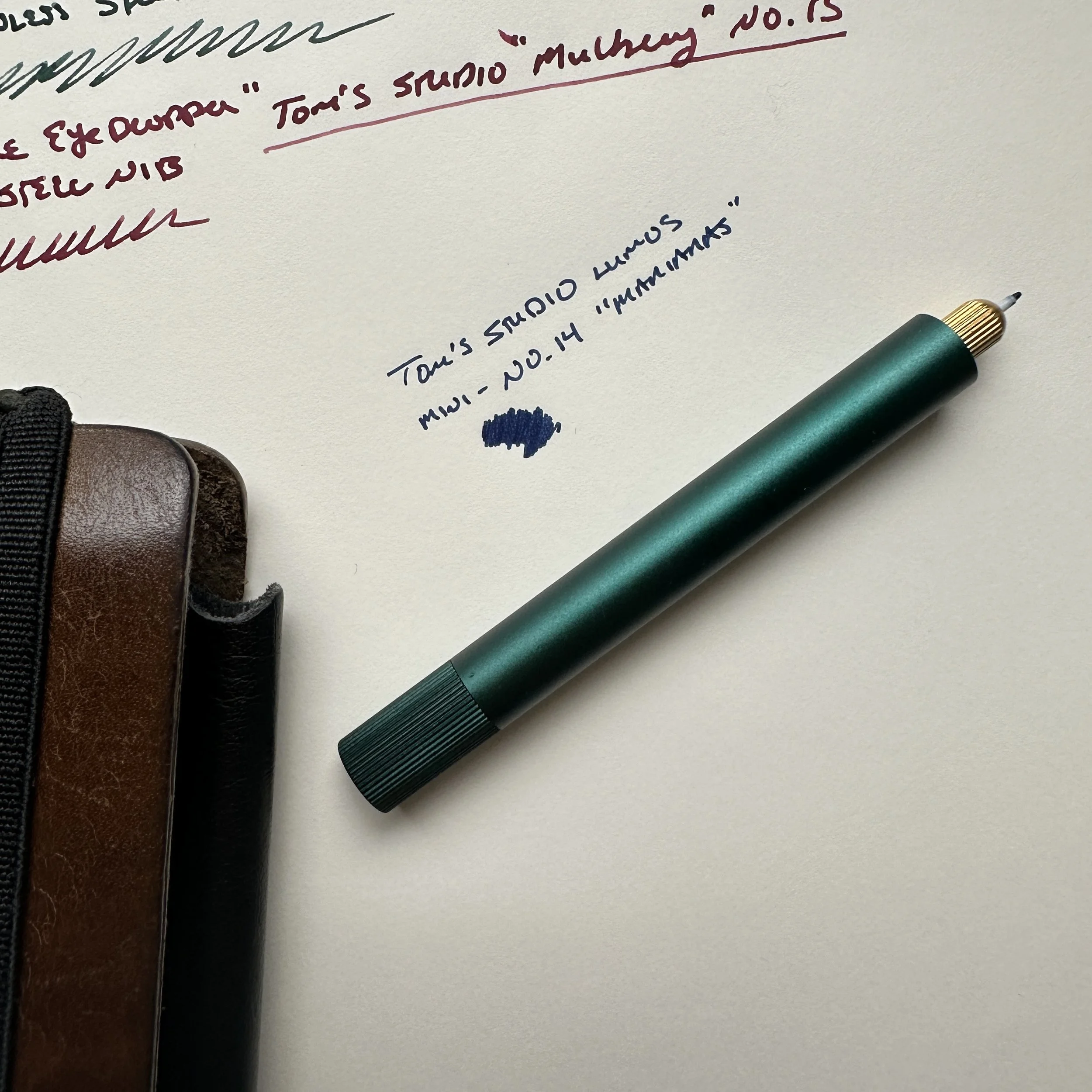 Testing an Entire Ink Line: The Tom's Studio Bottled Fountain Pen Inks ...