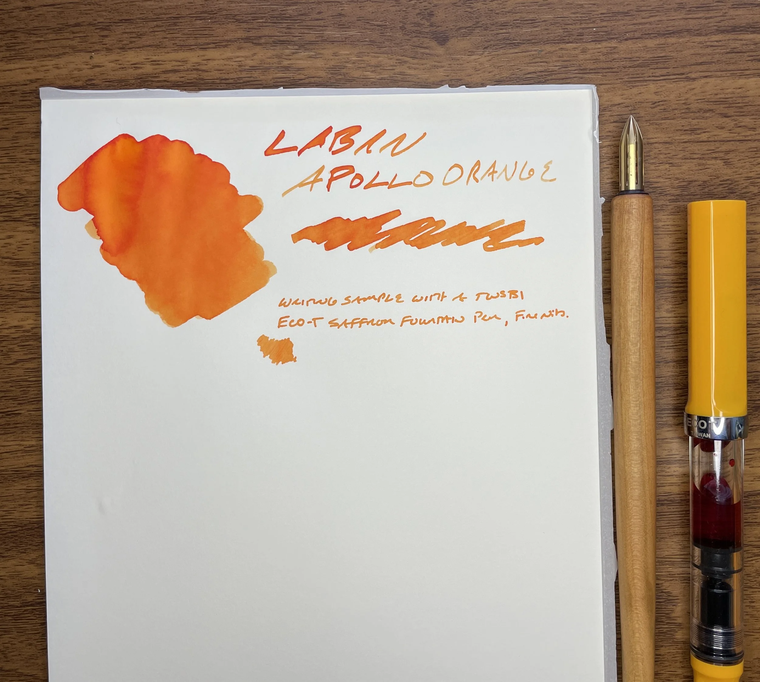 Ink Review: Laban Greek Mythology Apollo Orange and Aphrodite Pink ...