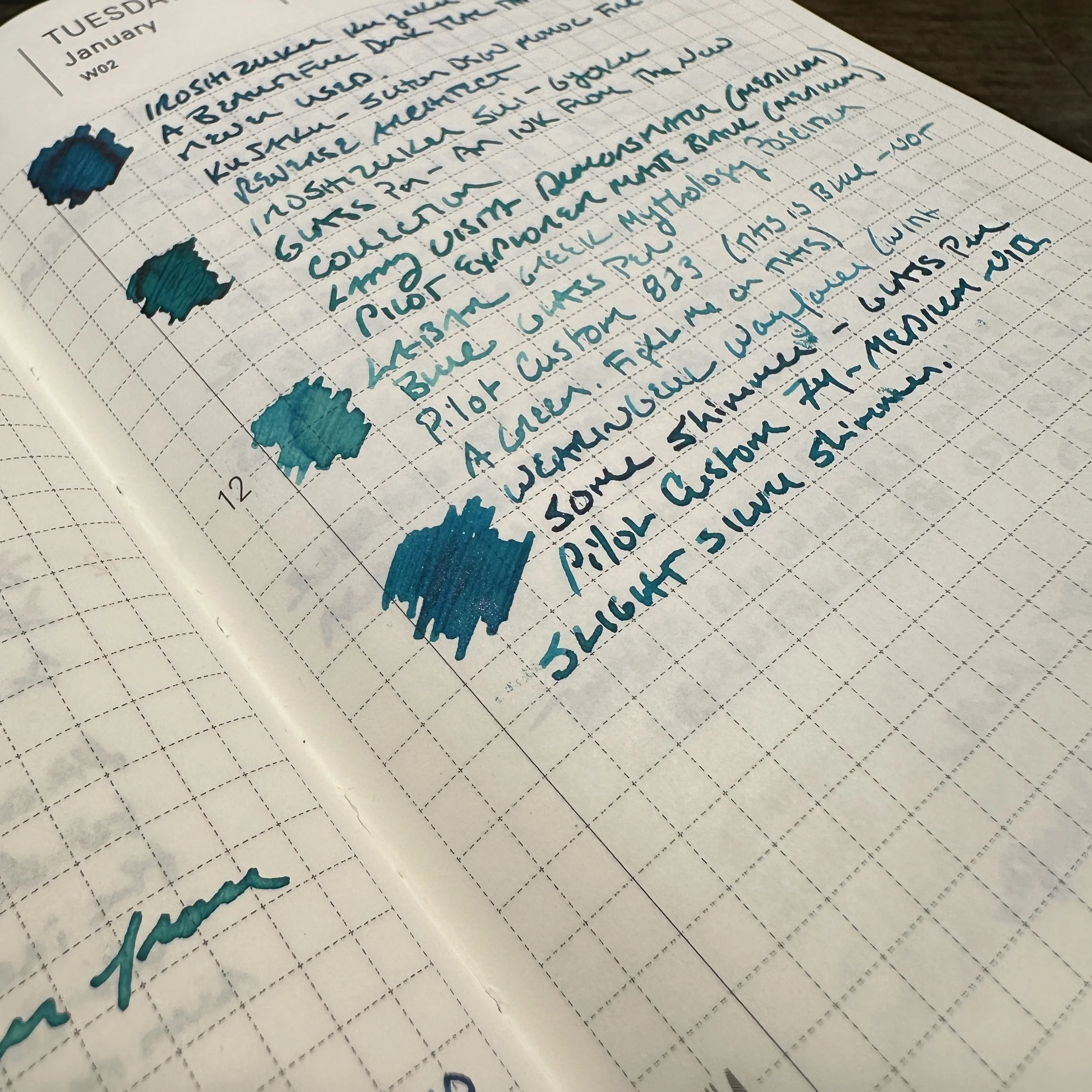 Offbeat Blue Inks: Trying Darker Teals and Turquoises — The Gentleman ...